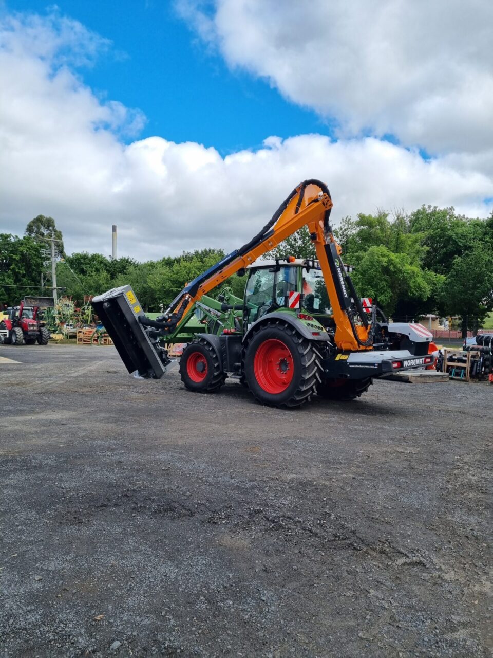 Stocker-Crew | Noremat Reach Mower, Sauter Front Linkage & PTO Kits