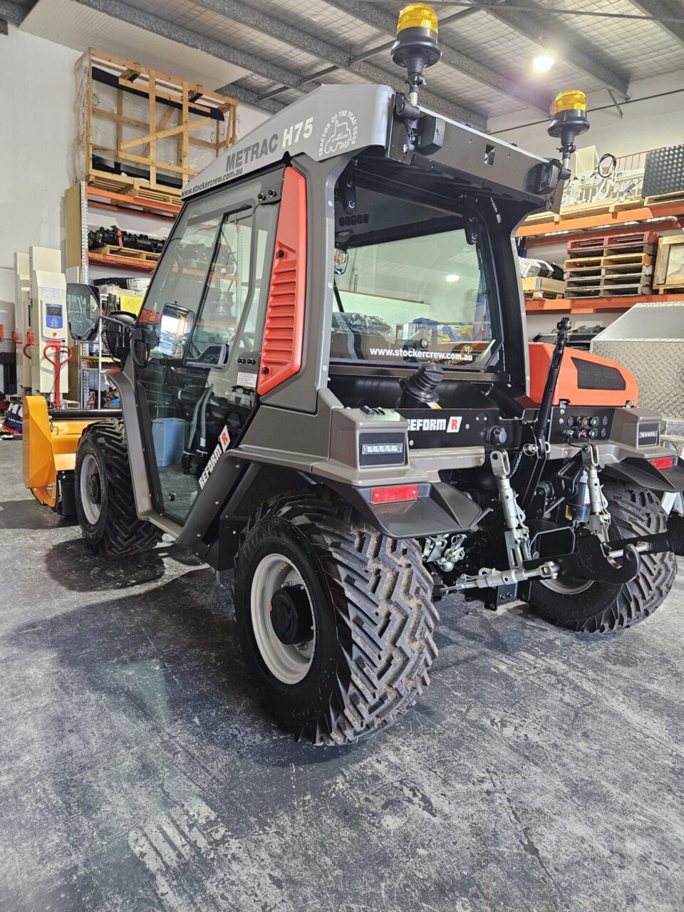 Stocker-Crew | Noremat Reach Mower, Sauter Front Linkage & PTO Kits